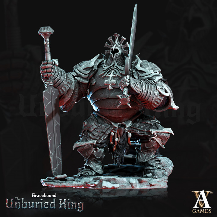 3D Printable Gravebound - The Unburied King - Bundle by Archvillain Games