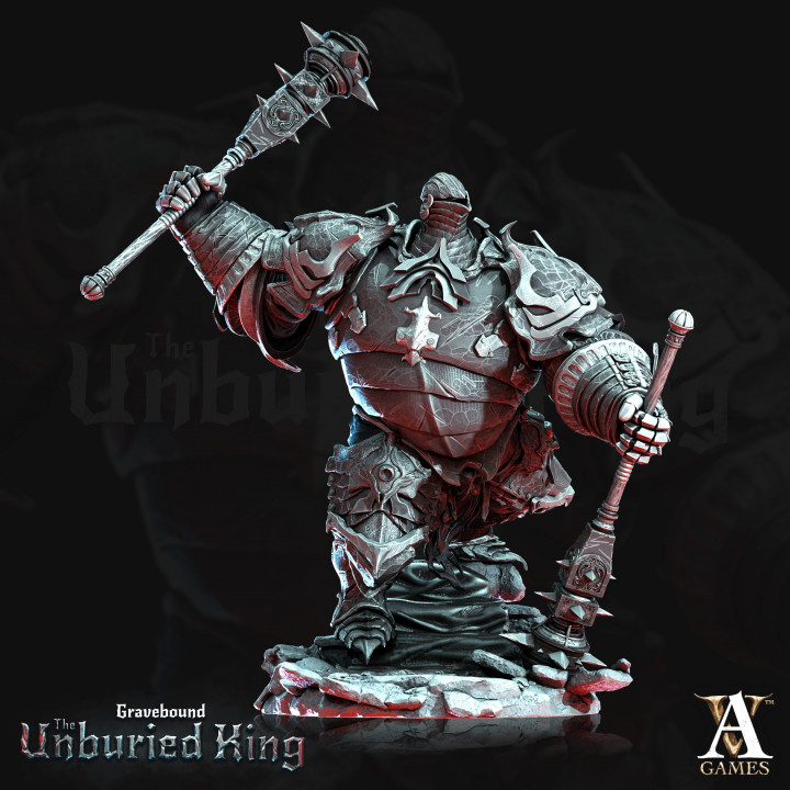 3D Printable Gravebound - The Unburied King - Bundle by Archvillain Games
