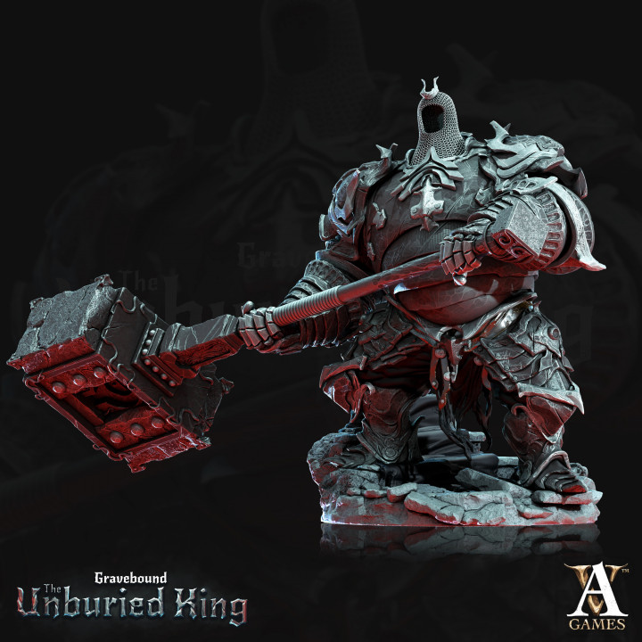 3D Printable Gravebound - The Unburied King - Bundle by Archvillain Games