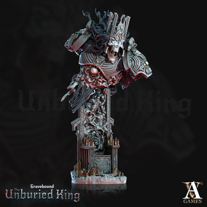 3D Printable Gravebound - The Unburied King - Bundle by Archvillain Games