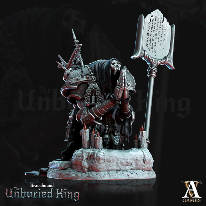3D Printable Gravebound - The Unburied King - Bundle by Archvillain Games