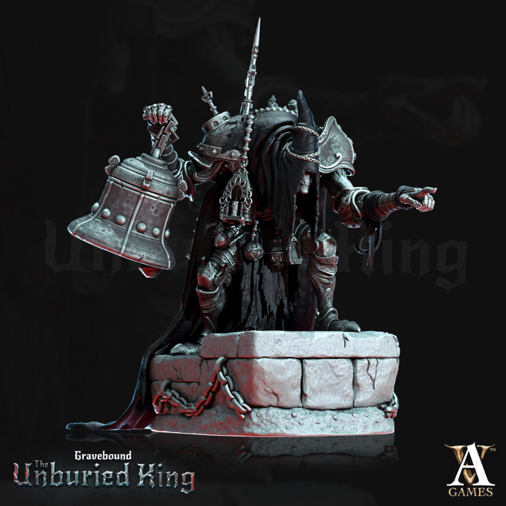 3D Printable Gravebound - The Unburied King - Bundle by Archvillain Games