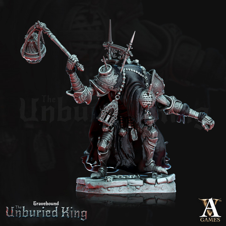 3D Printable Gravebound - The Unburied King - Bundle by Archvillain Games