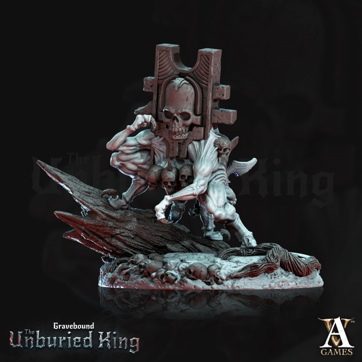 3D Printable Gravebound - The Unburied King - Bundle by Archvillain Games