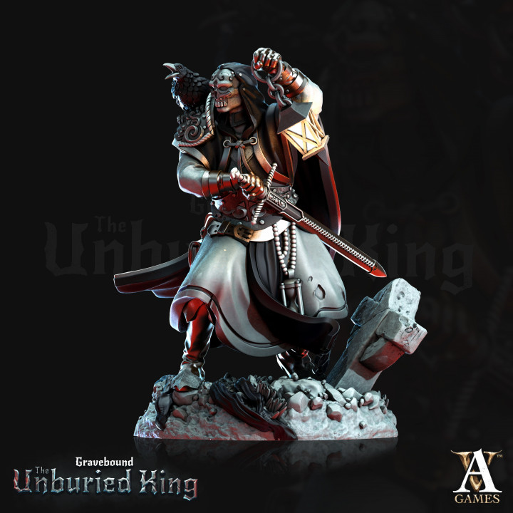 3D Printable Gravebound - The Unburied King - Bundle by Archvillain Games