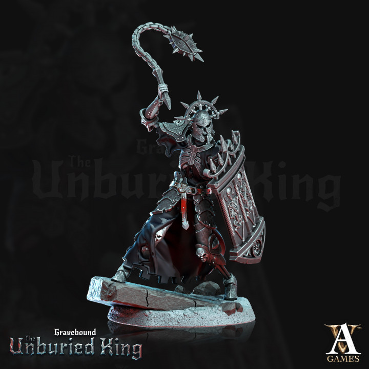 3D Printable Gravebound - The Unburied King - Bundle by Archvillain Games