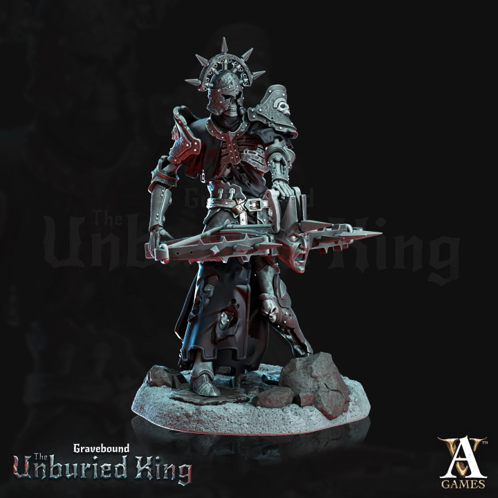 3D Printable Gravebound - The Unburied King - Bundle by Archvillain Games