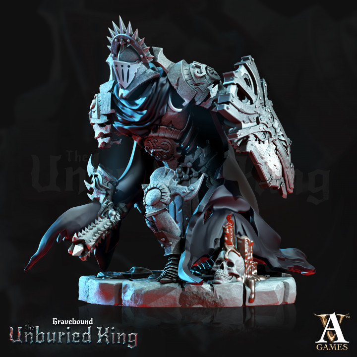 3D Printable Gravebound - The Unburied King - Bundle by Archvillain Games