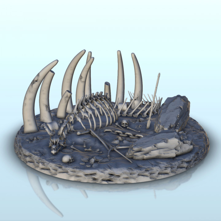 3D Printable Animal carcass with bones (1) - Medieval Gothic Feudal Old ...