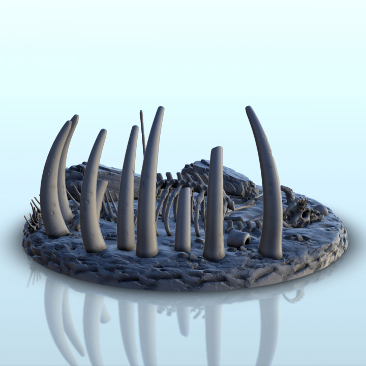 3D Printable Animal carcass with bones (1) - Medieval Gothic Feudal Old ...