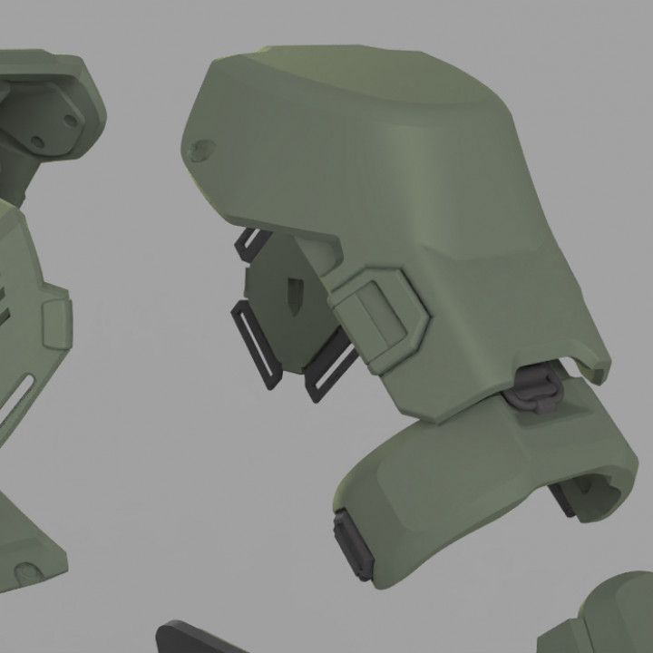 3D Printable Rakshasa Armor Core - Halo Infinite by Aguilar Workshop