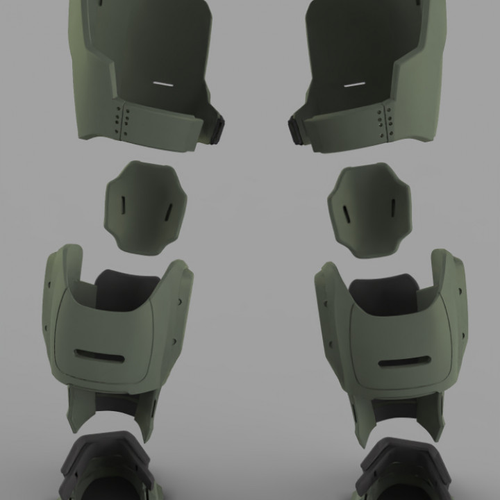 3D Printable Rakshasa Armor Core - Halo Infinite by Aguilar Workshop