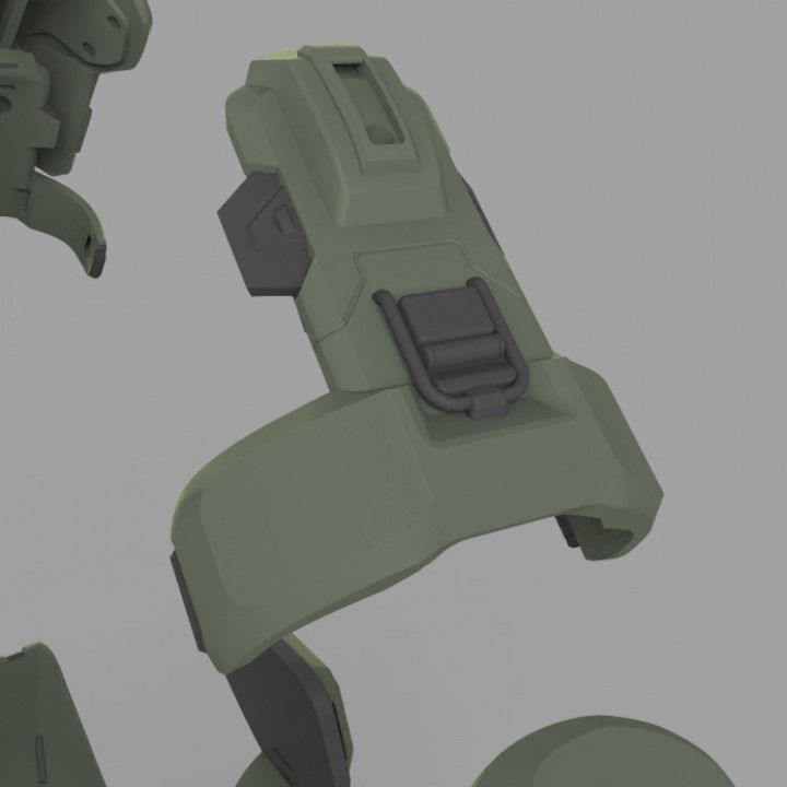 3D Printable Rakshasa Armor Core - Halo Infinite by Aguilar Workshop