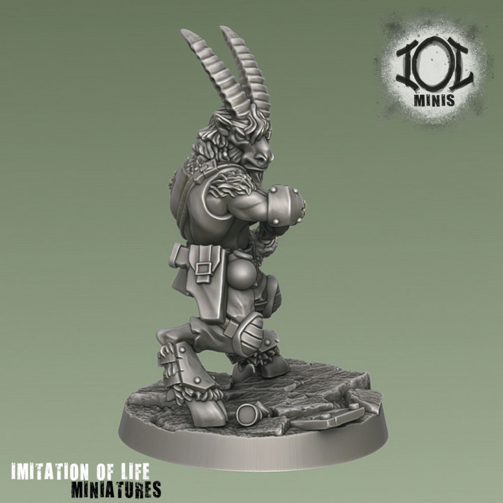 3D Printable Cobra Viscouss, Goatman Mercenary by Imitation of Life ...