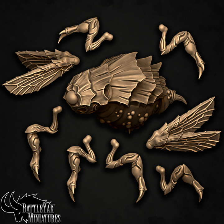3D Printable Foulspawn Corpsefly B by Battle Yak Miniatures