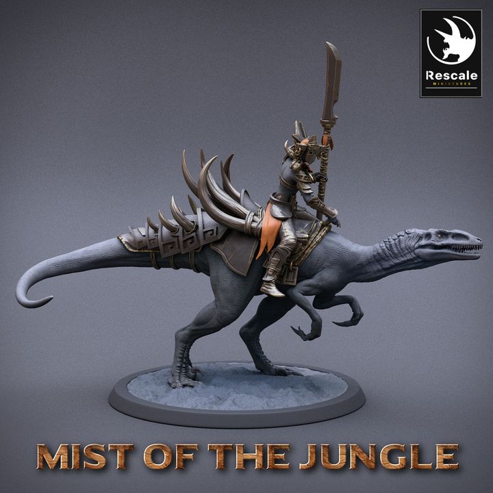 3D Printable Amazon Raptor Scout Spear by Rescale Miniatures