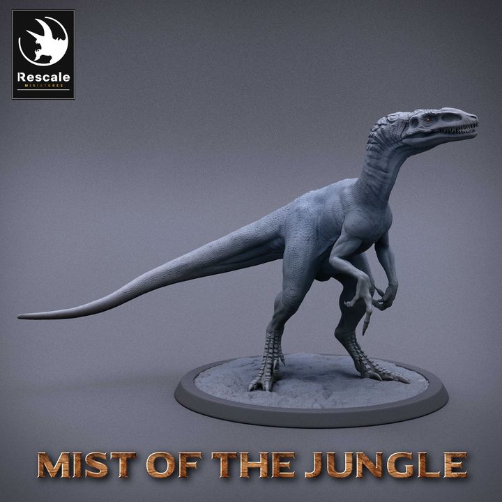 3D Printable Pack Amazon Raptor Wild and Saddle by Rescale Miniatures