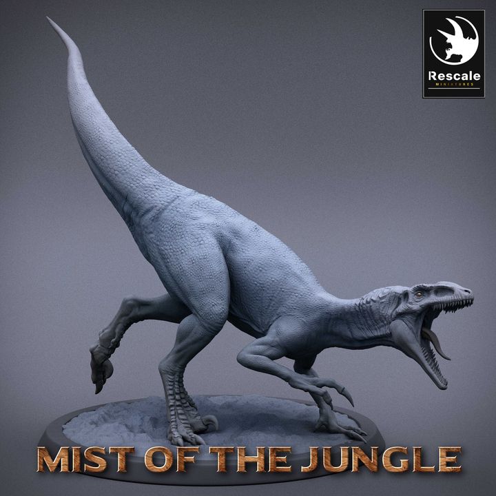 3D Printable Pack Amazon Raptor Wild and Saddle by Rescale Miniatures