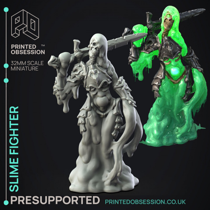 3D Printable Slime Queen Rises - 16 Model Pack - PRESUPPORTED - 32mm scale by Printed Obsession