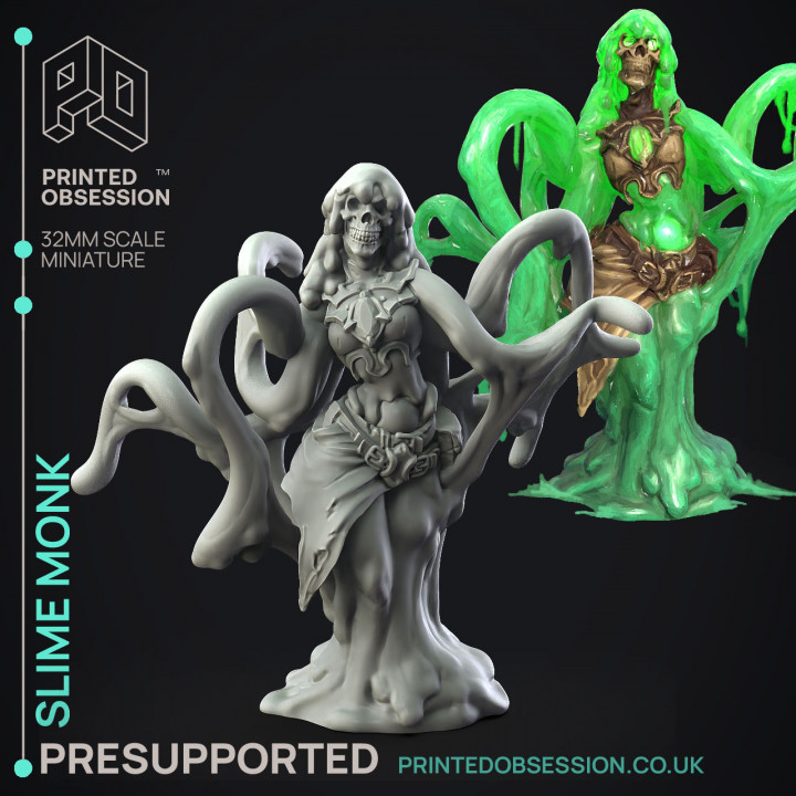 3D Printable Slime Queen Rises - 16 Model Pack - PRESUPPORTED - 32mm scale by Printed Obsession