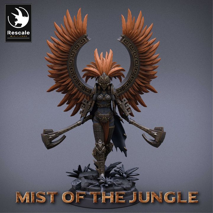 3D Printable General Amazon by Rescale Miniatures