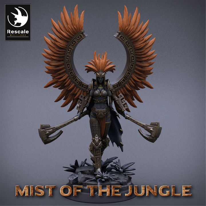 3D Printable Pack General Amazone by Rescale Miniatures