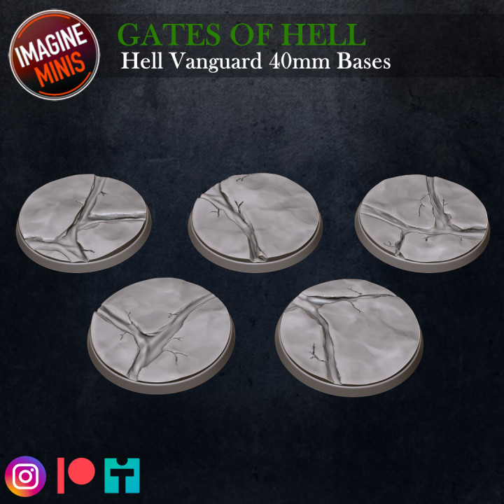 3D Printable Gates Of Hell - Hell Vanguard B by Imagine Minis