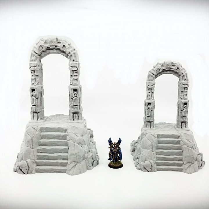 3D Printable Ominous Gateway by Terrainify