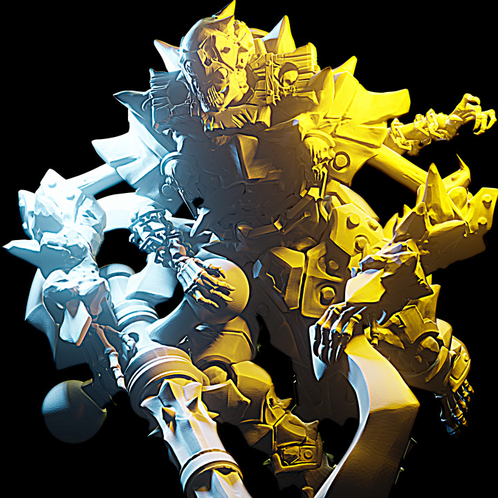 3D Printable Vikings and Skeletons Set - 3D Printable Models by ...