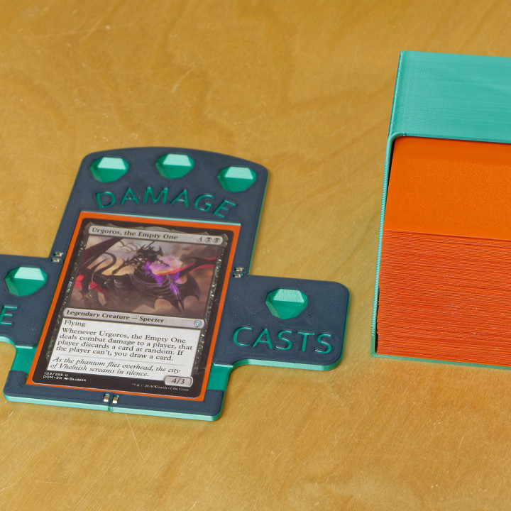 3D Printable The Commander Hub Deck Box by Martin