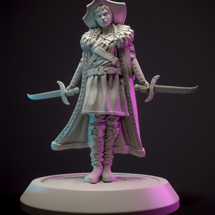 3D Printable Lady sharp by Sam Bolotnikov