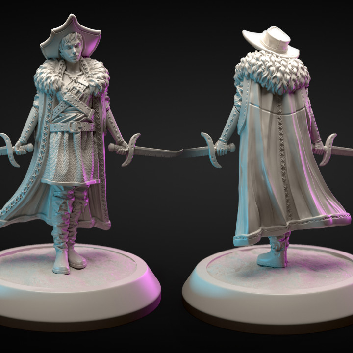 3D Printable Lady sharp by Sam Bolotnikov