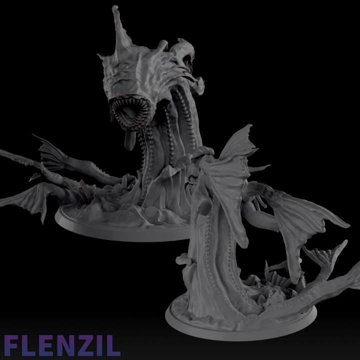 3D Printable Aboleth by Flenzil Miniatures