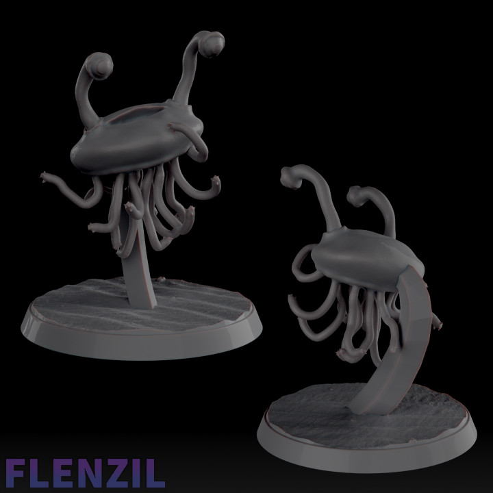 3D Printable Flumph by Flenzil Miniatures 3D Printable Flumph by Flenzil Miniatures