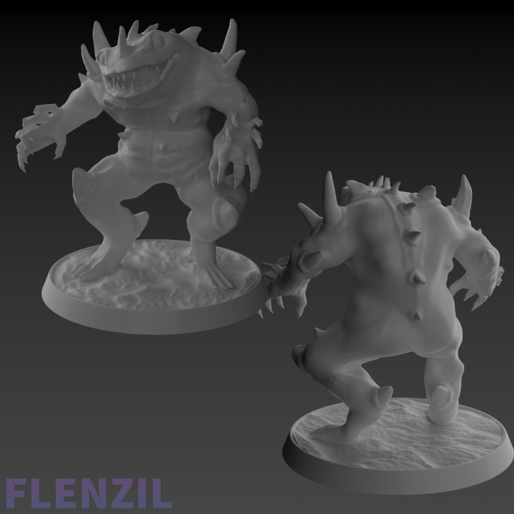 3D Printable Slaadi Pack by Flenzil Miniatures