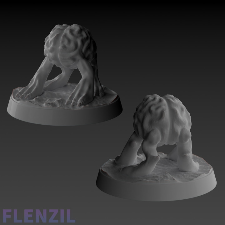 3D Printable Mind Flayer Pack by Flenzil Miniatures
