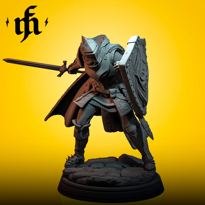3D Printable Wandering Knight by Midas Forge