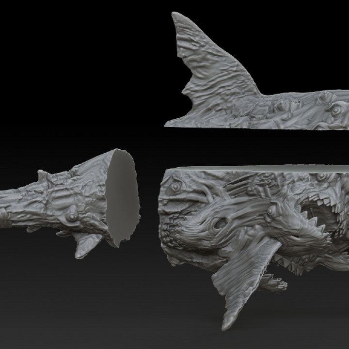 3D Printable Shark - Demon by Wundervale Games