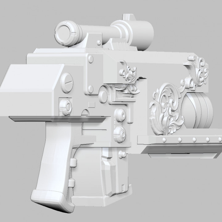 3D Printable Relic Gun Set by 3DArtGuy