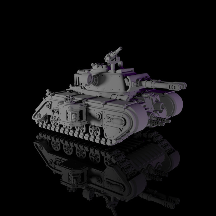 3D Printable Imperial Laeman-Dorn Praetorian Heavy Tank by Alexander Wolfe