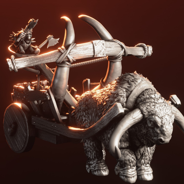 3D Printable Ogre Catapult by SabertoothCollectibles