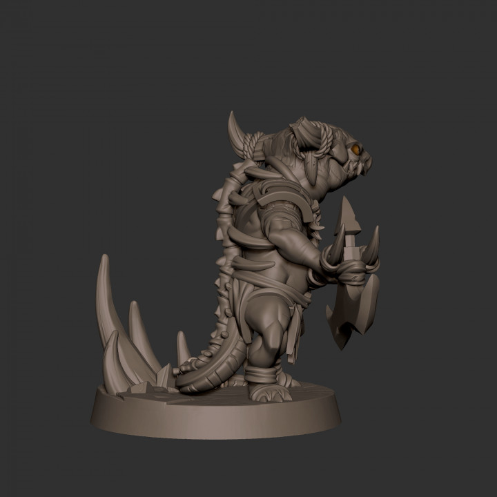 3D Printable Kobold Fighter by Bite the Bullet