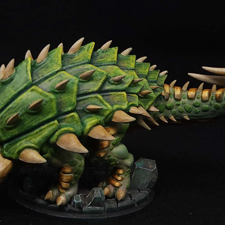 3D Printable The Saurian Empire - Siege Beast by BlueWyvern