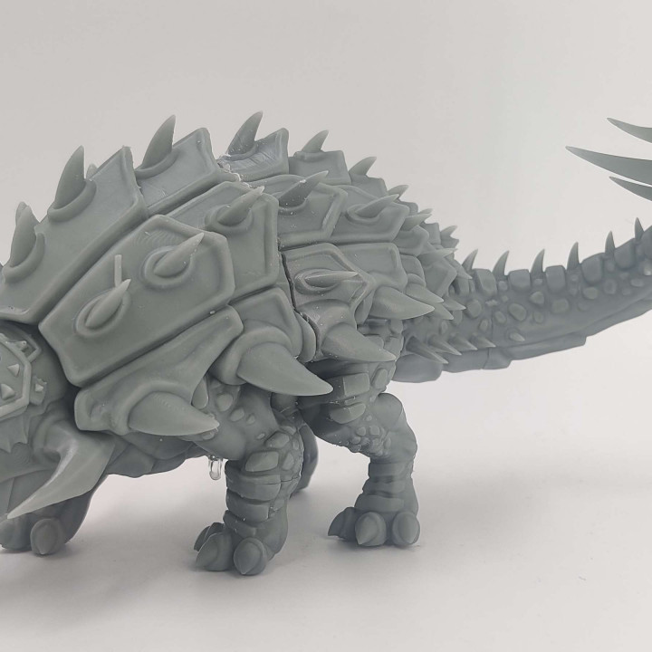 3D Printable The Saurian Empire - Siege Beast by BlueWyvern