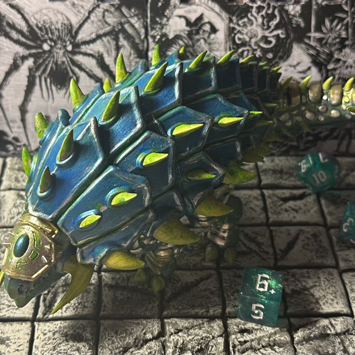 3D Printable The Saurian Empire - Siege Beast by BlueWyvern