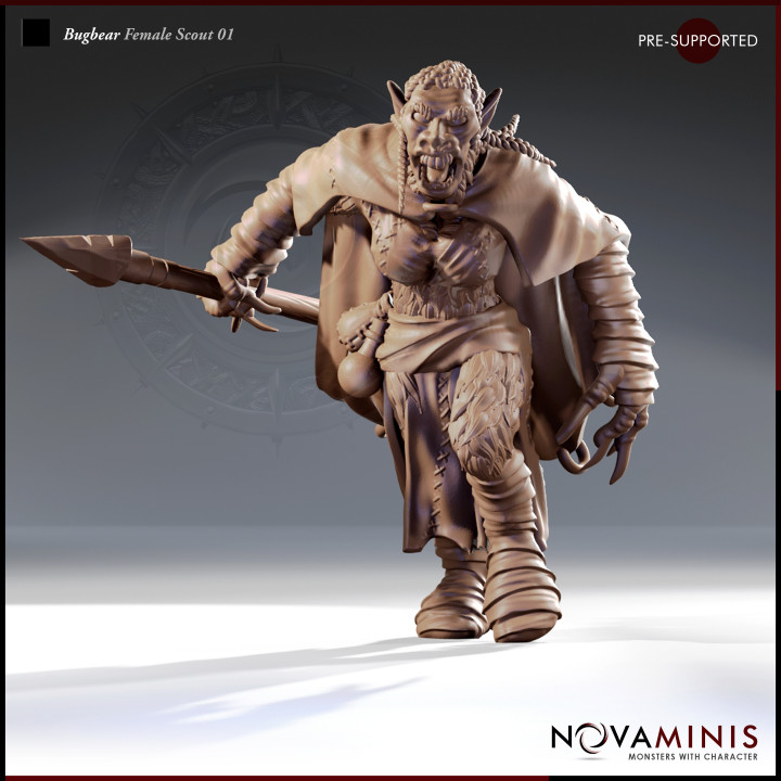 3D Printable Bugbear Female Scout 01 by NOVAMINIS