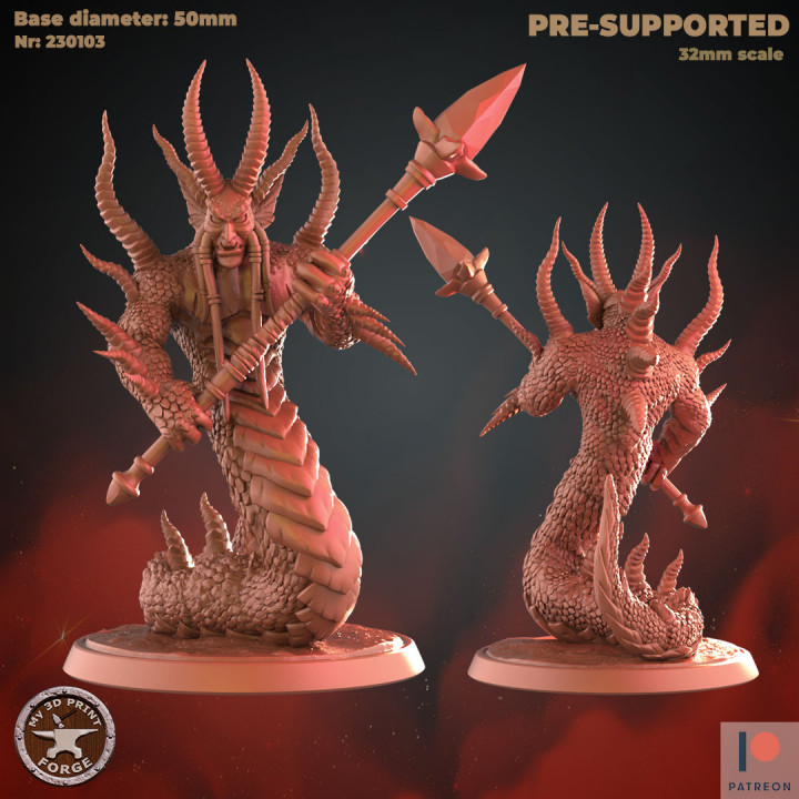 3D Printable Demon Shazzr by My3DPrintForge