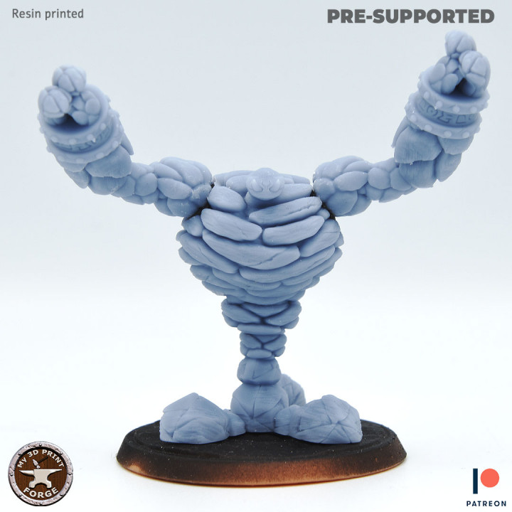 3D Printable Earth Elemental Two models by My3DPrintForge