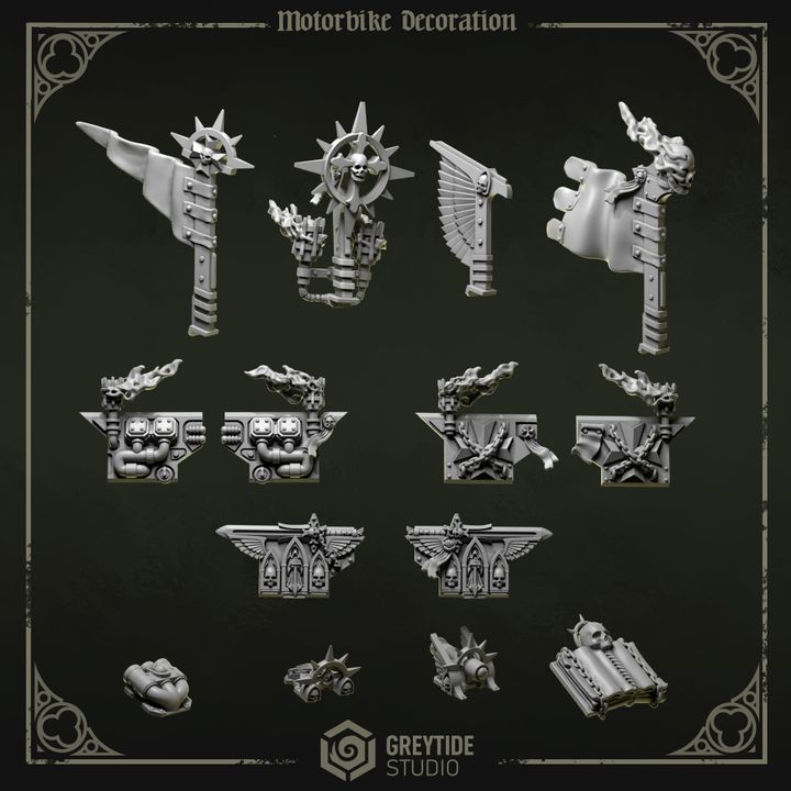 3D Printable Eternal Pilgrim Pack by GreyTide Studio