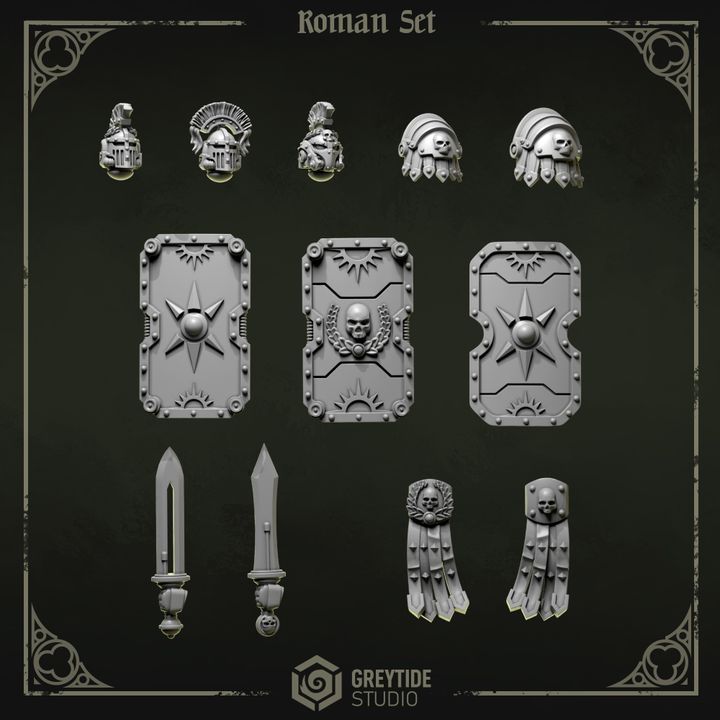 3D Printable Eternal Pilgrim Pack by GreyTide Studio
